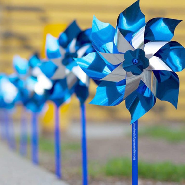 Pinwheel Planting in Hancock County - Advocacy Network